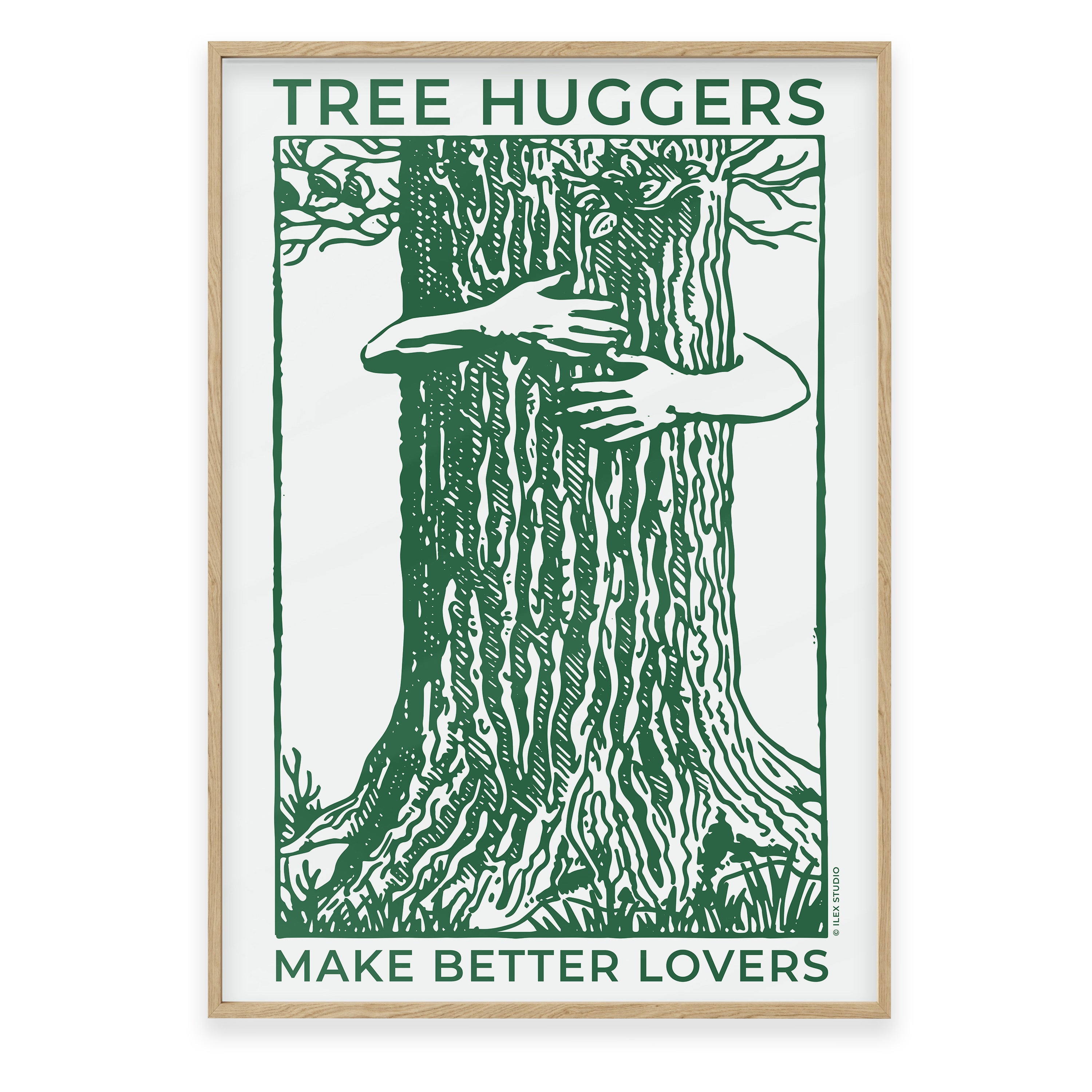 Tree Huggers Poster – Ilex Studio